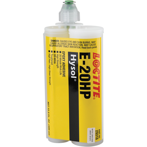 Loctite 237109 EA E-20HP Epoxy Adhesive, Two-Part, Dual Cartridge, 400 ...