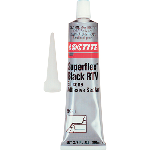 Loctite 193996 Superflex RTV Silicone Adhesive Sealant, Tube, Black
