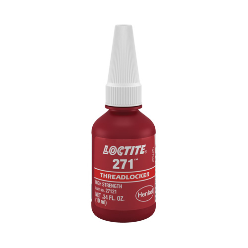 Loctite 135380 Threadlocker 271 , Red, High, 10 ml, Bottle