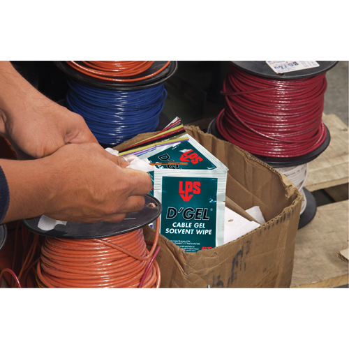 LPS 61244 D'Gel® Cable Gel Solvent, Packets