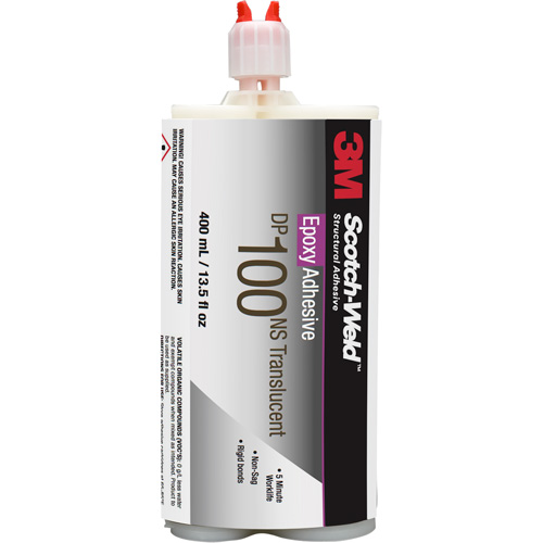 3M DP100NS-400ML Scotch-Weld Adhesive, 400 ml, Cartridge, Two-Part ...