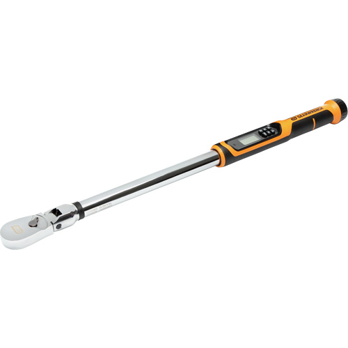 Gearwrench 85079 Flex Head Torque Wrench with Angle Electronic 1 Square Drive 25 250 ft lbs. 301 3010 in lbs