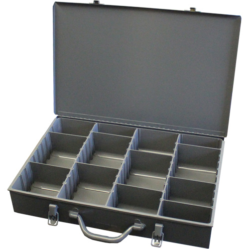 DURHAM MANUFACTURING Adjustable Compartment Boxes, Steel, Variable ...