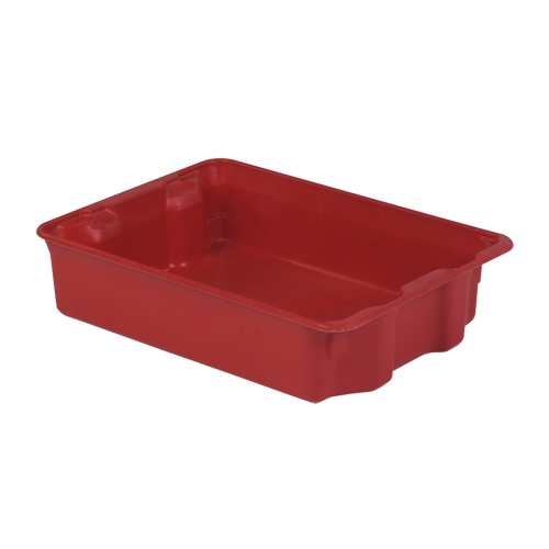 LEWIS BINS+ Stack-N-Nest® Plexton Containers, 18.1" W x 25.3" D x 6.1 ...