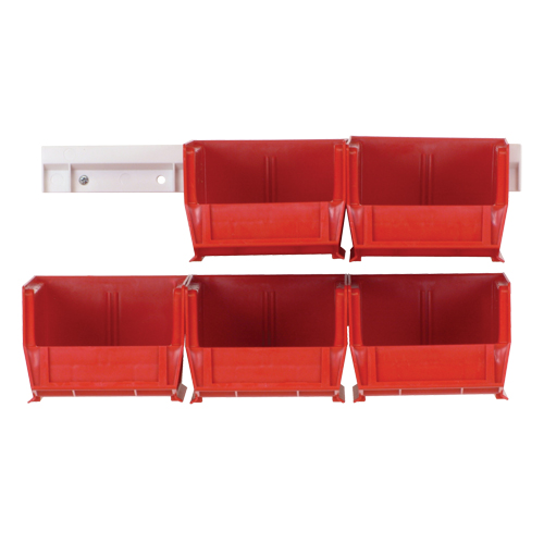 Quantum Storage System HNS210RD Hang-n-Stack Bin Complete Package, 4-1/ ...