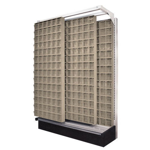 Quantum Storage System G-725304-28IV Gondola Tilt Bins Slider System ...