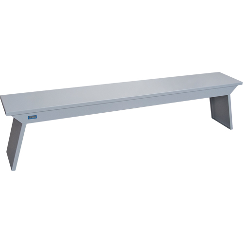KLETON FB002 Locker Room Benches, Steel, 72" L x 12" W x 17" H