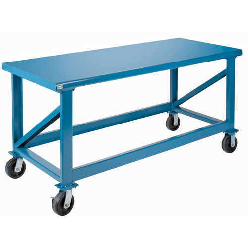 KLETON Extra Heavy-Duty Workbenches - All-Welded Benches, Steel Surface ...