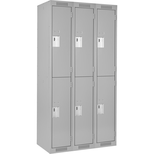 Anthony Steel Mfg. CL-D-3-12X18X72_A124 Clean Line Lockers, 2 -tier ...