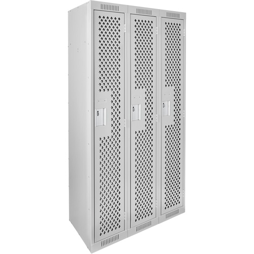 ANTHONY STEEL MFG. Clean Line Lockers, 3 -tier, 12" x 15" x 72", Steel ...