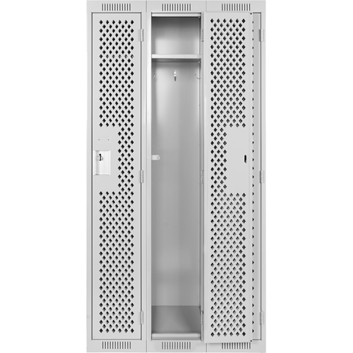 ANTHONY STEEL MFG. Clean Line Lockers, 3 -tier, 12" x 15" x 72", Steel ...