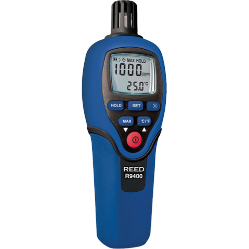 Reed Instruments R9400 Carbon Monoxide Meter With Temperature