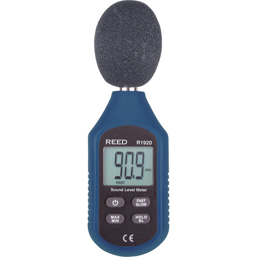 Reed Instruments R1920 Compact Sound Level Meter, 30 - 130 dB Measuring ...