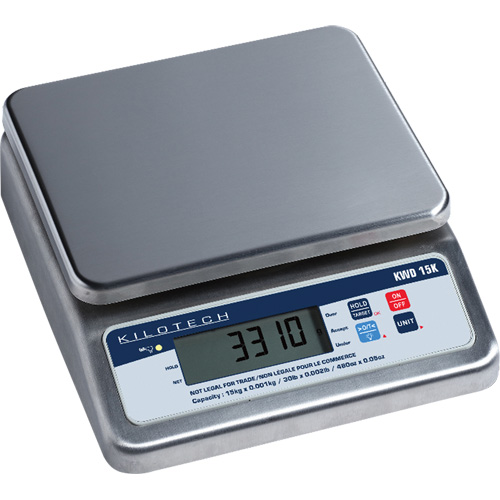 Kilotech K851241 Bench Weighing Scale, 30 kg Cap., 2 g Graduations
