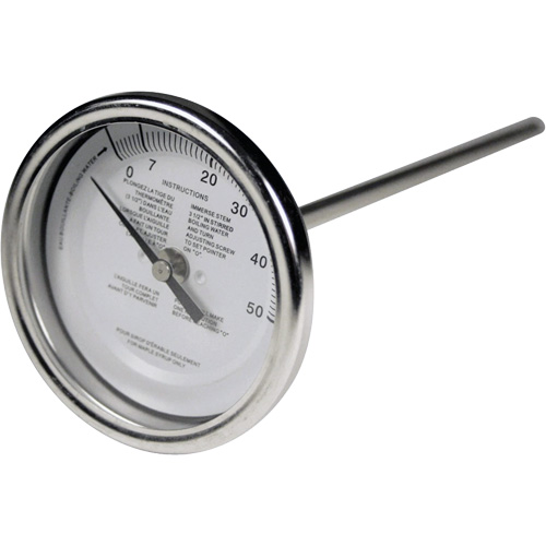 Baker T5112MSSP 5" Maple Syrup Stem Thermometer, Contact, Analogue