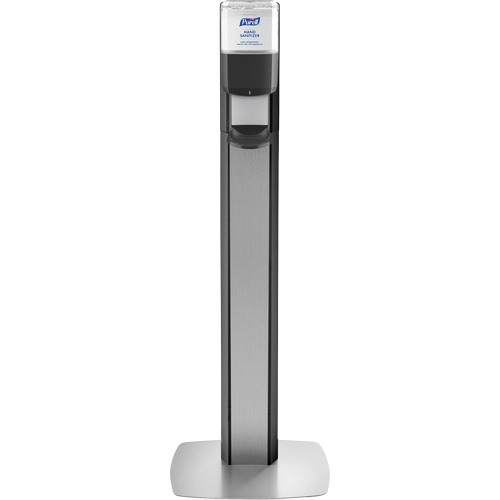 PURELL Purell® MESSENGER ES8 Silver Panel Floor Stand with Dispenser ...