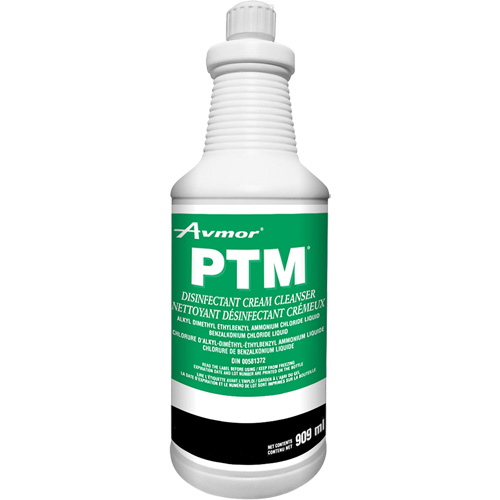 Avmor 1580206001 PTM Disinfectant Cream Cleanser, 909 ml, Bottle