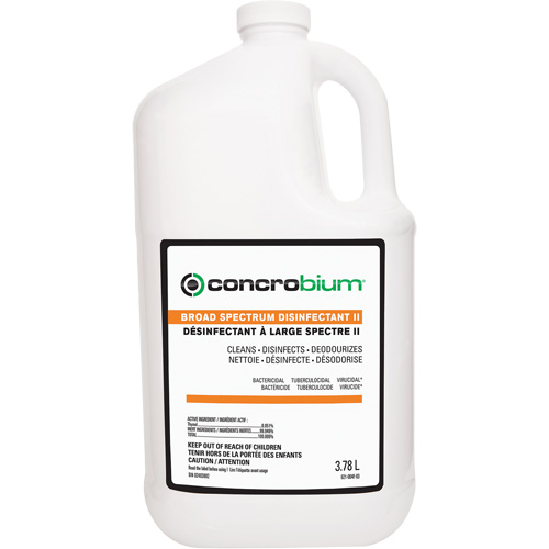CONCROBIUM Broad Spectrum Disinfectant II, Jug JL779 (621004) | Shop ... CONCROBIUM Broad Spectrum Disinfectant II, Jug JL779 (621004) | Shop ...