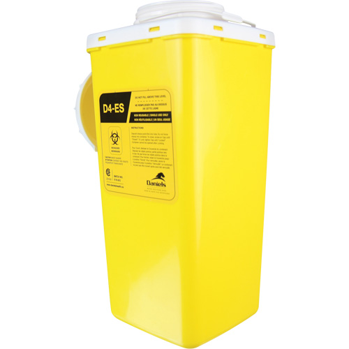 Frost 878-500 Biomedical Sharps Disposal Internal Container, 4 L Capacity