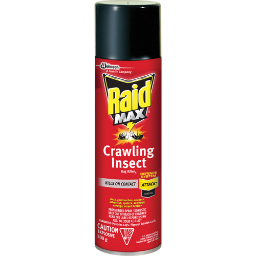 SC Johnson 10062300017918 Raid® Max® Crawling Insect Bug Killer, 500 g ...