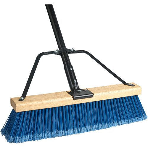 M2 Professional PB 810 BT24 Ryno Push Broom with Braced Handle 24