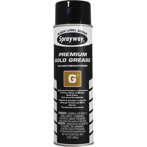 Sprayway SW294 G1 Premium Gold Grease, Aerosol Can