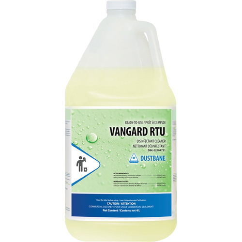 Dustbane 53021 Vangard Ready-to-Use Disinfectant, 4 L, Jug