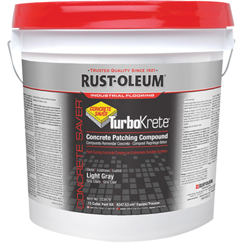 Rust-Oleum 253479 TurboKrete® Concrete Patch Compound Kit, Grey