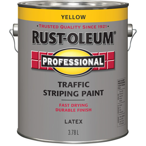 RUST-OLEUM Traffic Striping Paint, Yellow, Jug KQ308 (303502) | Shop ...