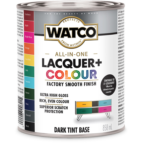 Rust-Oleum 349400 Watco® All In One Lacquer + Colour Dark Tint Base