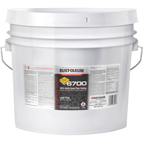 Rust-Oleum 332244 6700 System Extended Pot Life Floor Coating, 2 Gal ...
