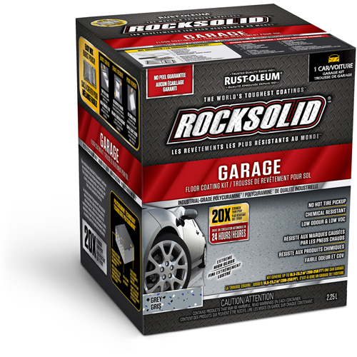 Rust-Oleum 282151 RockSolid® Garage Floor Coating, Solvent-Based, High ...
