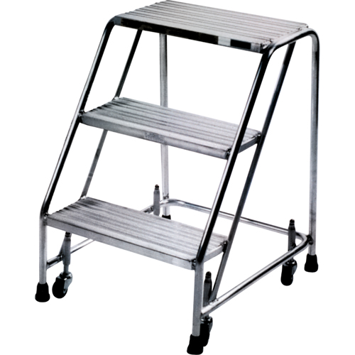 BALLYMORE Aluminum Rolling Ladders MF600 (A3S30-RIB) | Shop Rolling ...