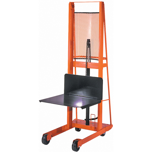 Wesco 260045 Hydraulic Platform Lift Stacker, Foot Pump Operated, 1000 ...
