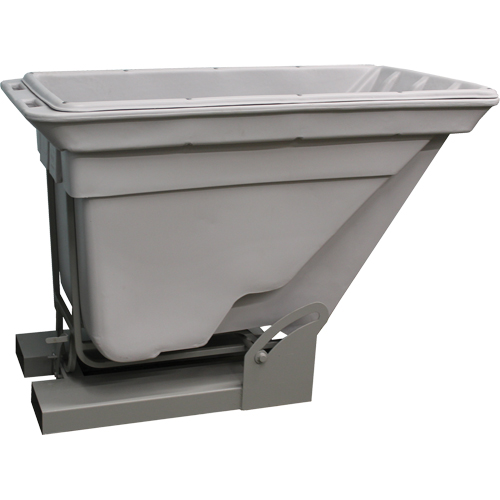 Techstar Plastics Inc 441SDH Self Dumping Hopper, Polyethylene, 1 cu.yd ...