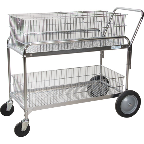 KLETON Wire Mesh Office Mail Cart MO843 | Shop Mail Cart | TENAQUIP