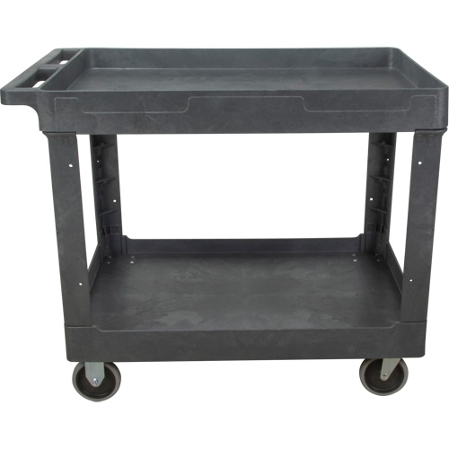 KLETON MP641 Utility Service Cart, 2 Tiers, 24-5/8" x 32-1/2" x 40 ...
