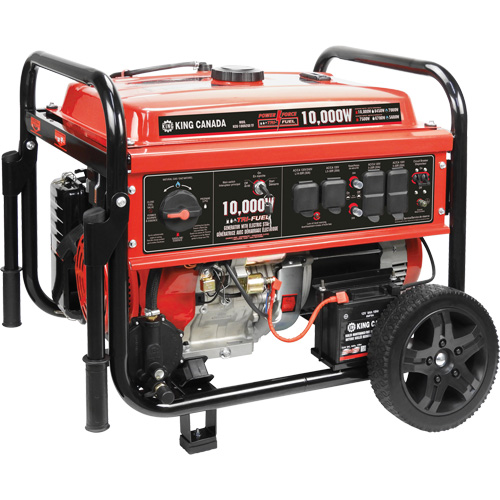King Canada KCG-10002GE-TF Tri-Fuel Generator with Electric Start