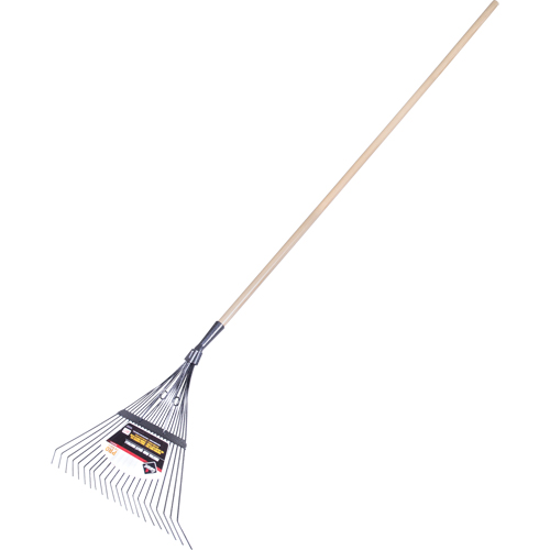 Garant GLR22 Pro Fan Rake, 24" Blade, 22 Tines, Hardwood Handle, Steel ...