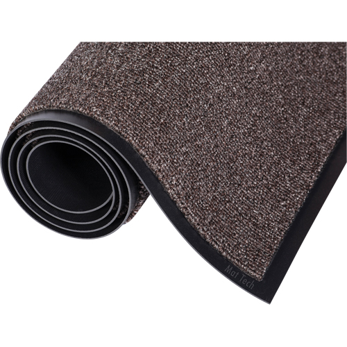 Mat Tech WAM61028 Walk-A-Way Mat, Wiper, 6' x 10' x 5/16", Pebble Brown