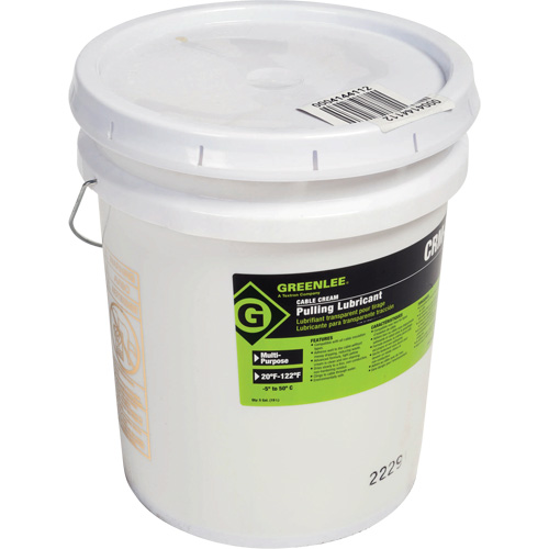 Greenlee CRM-5 Cable Cream Pulling Lubricant, Bucket