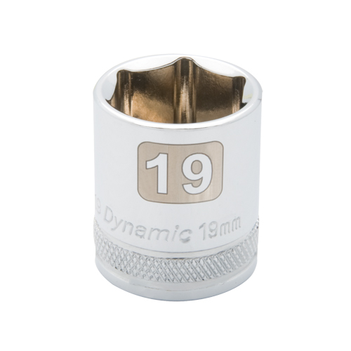 Dynamic Tools D008006 Metric Socket, 6 mm, 3/8" Drive, 6 Points