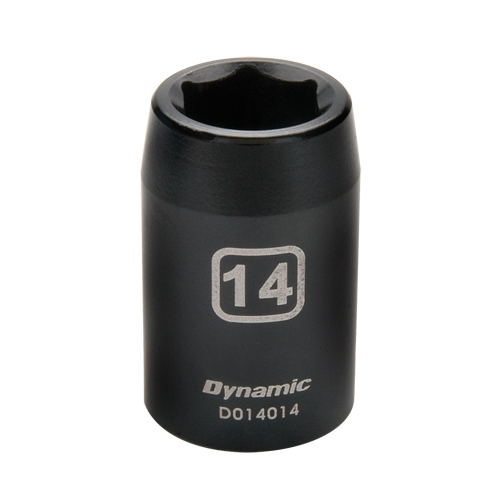 Dynamic Tools D014015 Metric Socket, Impact, 15 mm, 1/2" Drive, 6 Points