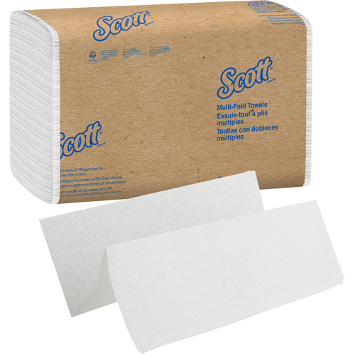KIMBERLY-CLARK Scott® Essential Multi-Fold Paper Towels, 1 Ply, 9-2/5 ...