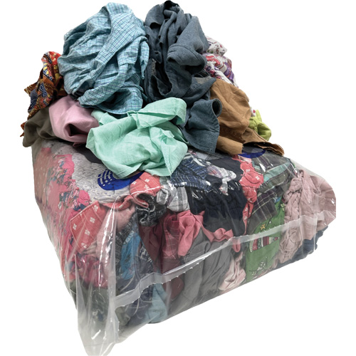 Rotex RC002-B20-E Special Wiper Rags, Mix Colours, 20 lbs.