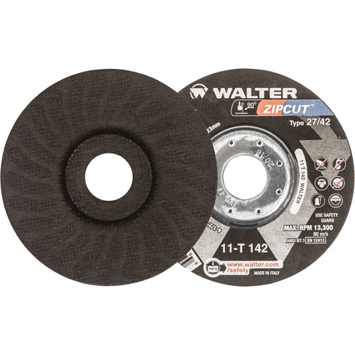 WALTER SURFACE TECHNOLOGIES Zipcut Right Angle Grinder Reinforced Cut ...