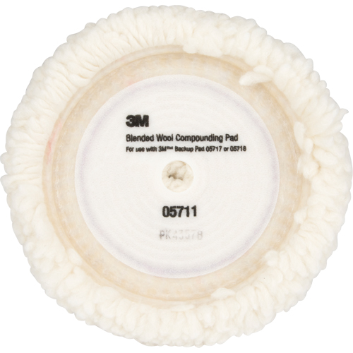 3M 05711 Compounding Pad, 9" Dia., Wool