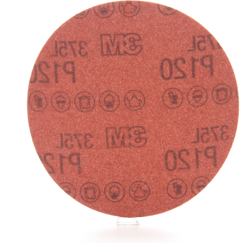 3M AB55678 3M 375L Sanding Disc - 5", 5" Dia., P120 Grit, Aluminum Oxide