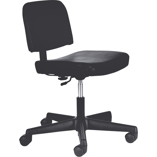 Mur-Van C772-5-CC-V Steno Chairs, Vinyl, Black, 250 lbs. Capacity