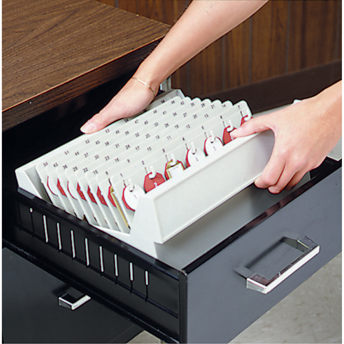 MMF INDUSTRIES Coffrets à clés pour tiroirs Dupli-Key, 56 clés, Beige ...